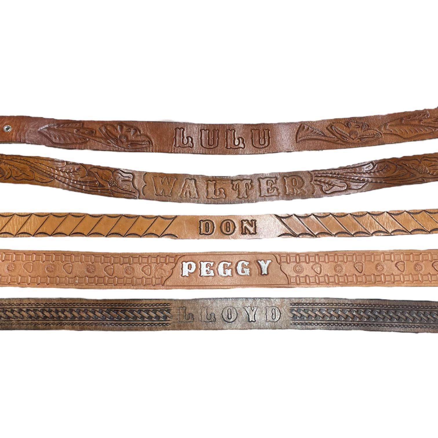 Vintage Name Belts – Canty Boots